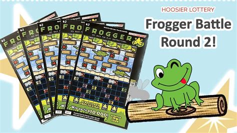 Frogger Indiana Scratch Off Tickets Hoosier Lottery 10 Session