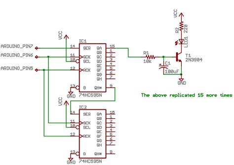 Arduino Cylon Eye Schematic Next Electronics