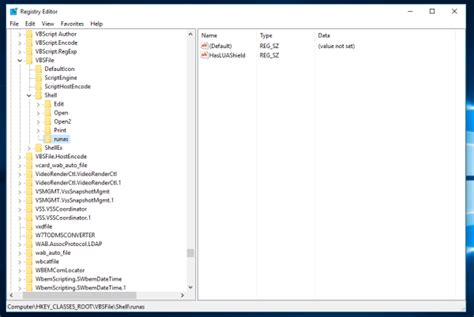 Add Run As Administrator Context Menu Item To Vbs Files