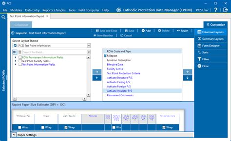 Add A Columnar Report Layout Theme