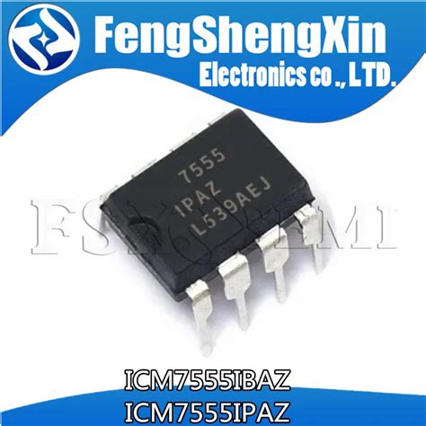 10pcs Icm7555ipaz Dip 8 Icm7555 Dip 7555 Icm7555ipa Dip8 7555ipaz