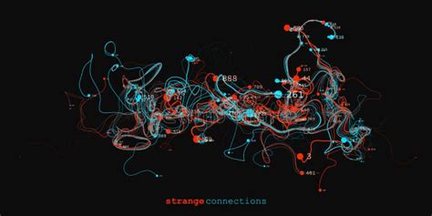 Vector Abstract Colorful Big Data Information Sorting Visualization Social Network Financial