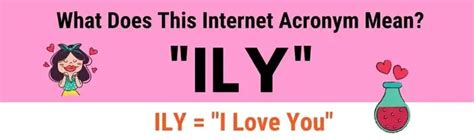 What Does Ily Mean