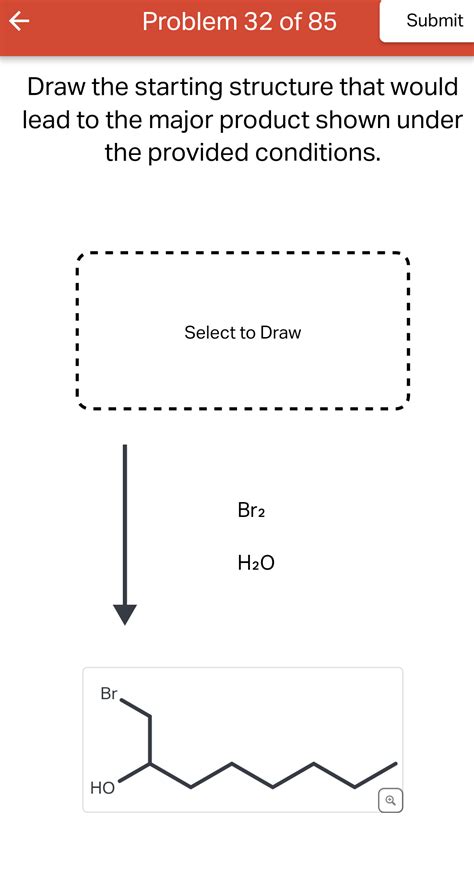 Solved Draw The Starting Structure That Would Lead To The