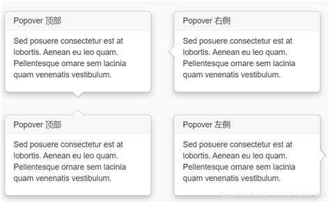 Bootstrap Javascript插件：弹出框（popoverjs） 阿里云开发者社区