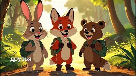 ВОЛШЕБНОЕ ПУТЕШЕСТВИЕ ЛИСЁНКА ЗАЙЧИКА И МЕДВЕЖОНКА Youtube