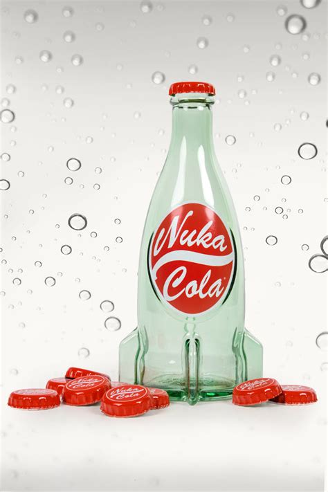 Fallout Nuka Cola Glass Bottle And Cap Nuka Cola Fallout Merch Official Bethesda Gear Store
