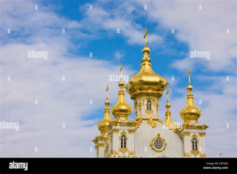 Peterhof Petrodvorest Palace, Saint Petersburg, Russia Stock Photo - Alamy