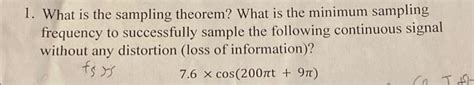 Solved 1 For Two Sequences X N And H N A Determine The