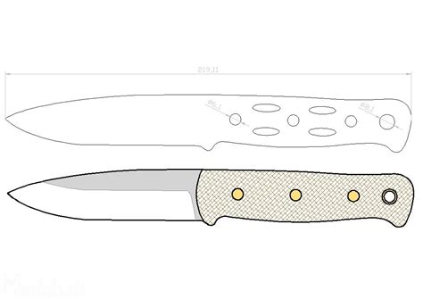 Bushcraft Knife Cool Knife Templates Social Media Template
