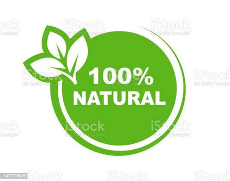 천연 제품 라벨 100 천연 유기농 에코 및 바이오 기호 건강 한 음식 아이콘입니다 벡터 그림입니다 0명에 대한 스톡 벡터 아트 및 기타 이미지 Istock