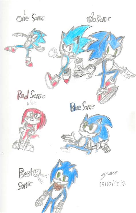 One Sonic Two Sonic By Animaginarycolor On Deviantart