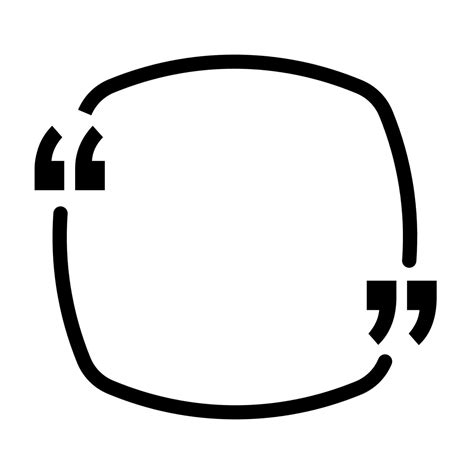 Quoting Box Quote Frame With Quotation Marks 26235890 Vector Art At