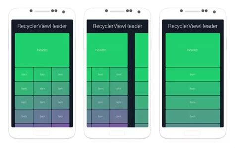 如何在项目中使用recyclerview列表加入headview 知乎
