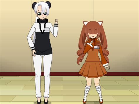 Nanbaka Ocs Xiongmao Siblings By Missstickyfingers On Deviantart