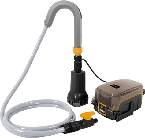 Batavia Accu 18v Waterpomp Incl 2 0ah Li Ion Accu 2 4a Oplader Oppompen Tot Wel Bol