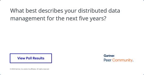 what best describes your distributed data management for the next five years gartner peer