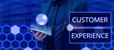 Text Showing Inspiration Customer Experience Business Concept Interaction Between Satisfied