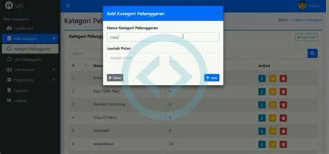 Source Code Spk Catatan Pelanggaran Siswa Gratis