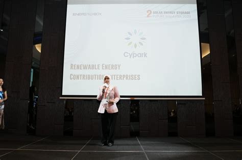 Im Honoured To Receive The Award On Behalf Of The Company Cypark Resources Berhad