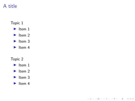 Beamer Adding Space Between Itemize Environments Tex Latex Stack