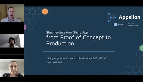 Shepherding Your Shiny App From Proof Of Concept To Production Posit
