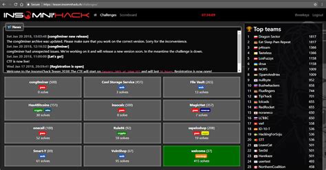 Insomnihack Teaser 2018 Ctf