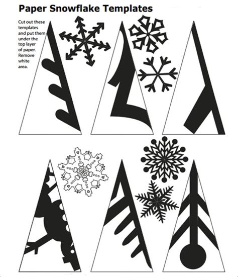Snowflake Cutout Patterns