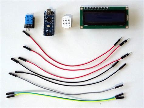 Arduino Nano Dht11 Temperature And Humidity I2c 2 X 16 Lcd Display With Visuino Trybotics
