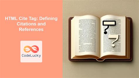Html Cite Tag Defining Citations And References Codelucky