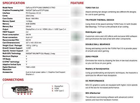 Msi Geforce Rtx 2080 Gaming X Trio Graphics Card Specs Performance Compare Prices Pangoly