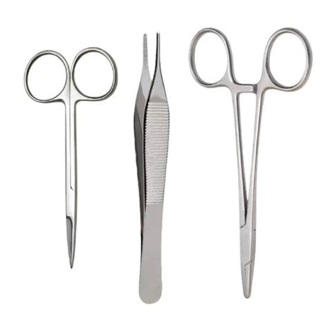 Suturing Instrument Set Set Of 3 Basic Instruments