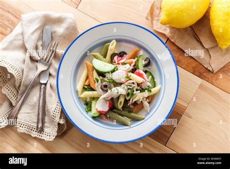 Imitation Crabmeat And Shrimp Pennine Pasta 10 Best Cold Penne Pasta Salad Recipes Yummly