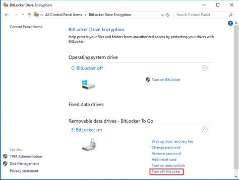 7 Reliable Ways To Disable Bitlocker Windows 10 Minitool