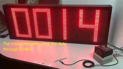 Serial Rs232 Remote Display [4 Digit Decoder Display With 320mm