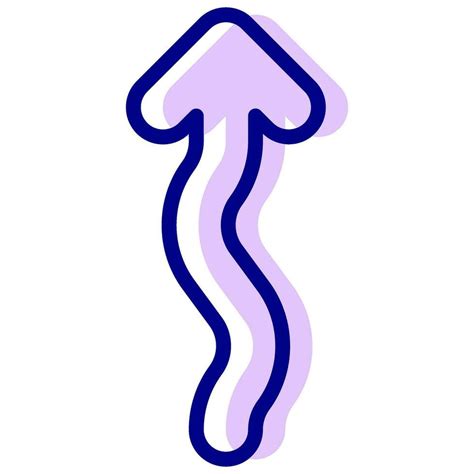 Zigzag Up Arrow Vector Icon Vector Art At Vecteezy