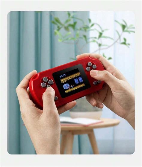 GAMINJA Bit Handheld Game Console With Classic Games Mini Retro Portable Game Player With