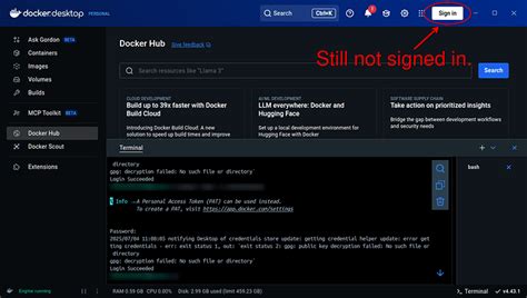 Cant Login To Docker Desktop Personal For Linux Docker Desktop