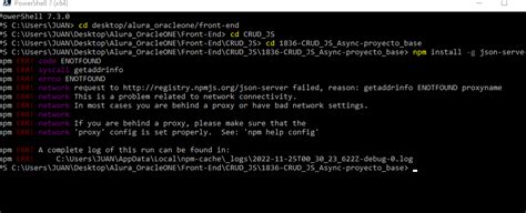 Error Al Instalar Js En La Web Crud Con Javascript Asíncrono Alura Latam Cursos Online De