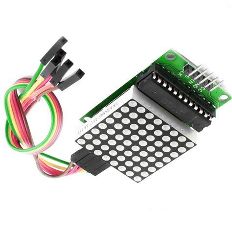 Led 디스플레이 도트 Led 매트릭스 모듈 Mcu 제어 모듈 아두이노 5v 인터페이스 모듈 8x8 출력 입력 공통 음극