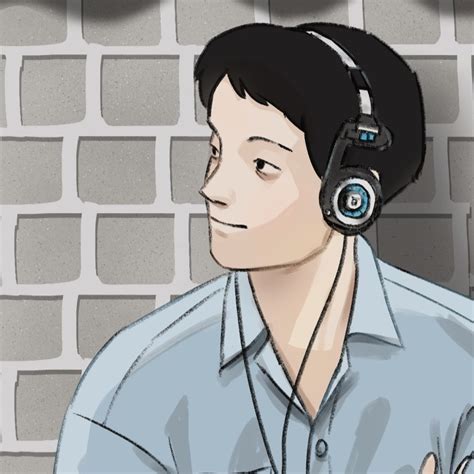 헤드폰 컨셉 일러스트레이션 일러스트 포트폴리오 크몽