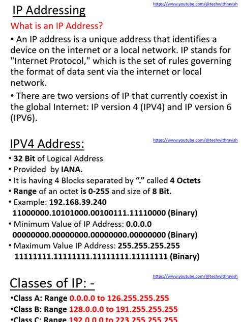 1 Ip Addressing Pdf Ip Address Computing