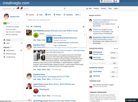 Yammer Calendar Integration Benni Beatrice