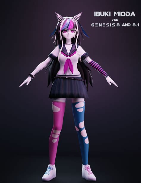 Ibuki Mioda For Genesis 8 And 8 1 Female By Cpdaz On Deviantart
