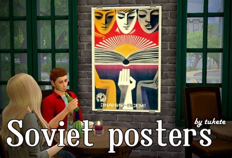 Soviet Posters Sims 4 Sims Sims 4 Update