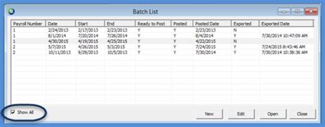 Viewing A Posted Timesheet Batch Sedonaoffice Knowledge Base