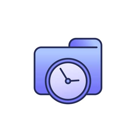 Timesheet Tracking Time Icon With Outline 45547766 Vector Art At Vecteezy