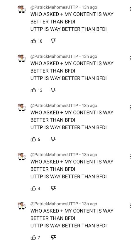The Uttp💀 R Annoyingytcomments