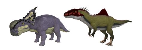 Chaos Theory Pachyrhinosaurus And Becklespinax By Darckjack222 On