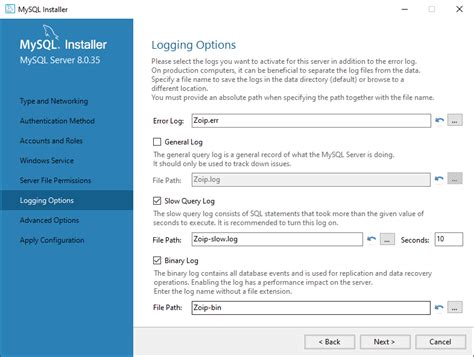 آموزش نصب Mysql در سرور ویندوز زویپ سرور